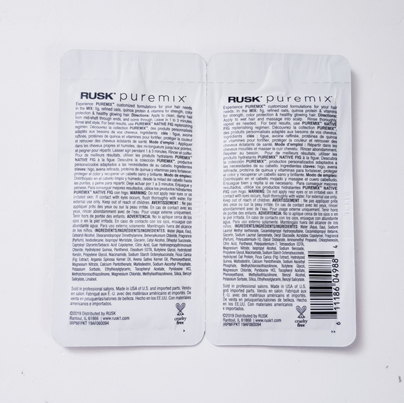 Rusk Puremix | Hair | 75 Rusk Puremix Native Fig Replenishing Shampoo ...